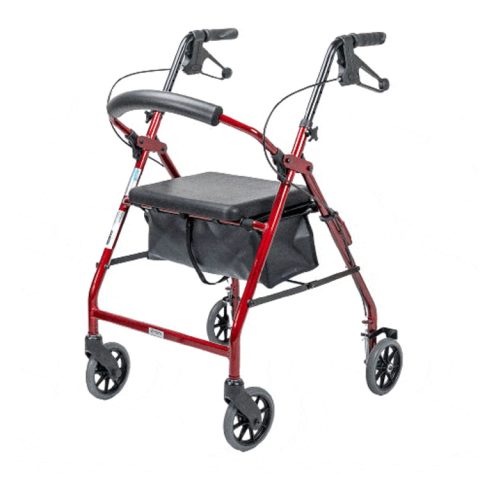 Peak Care Ellipse 6" Walker - Independent Mobility & Rehab
